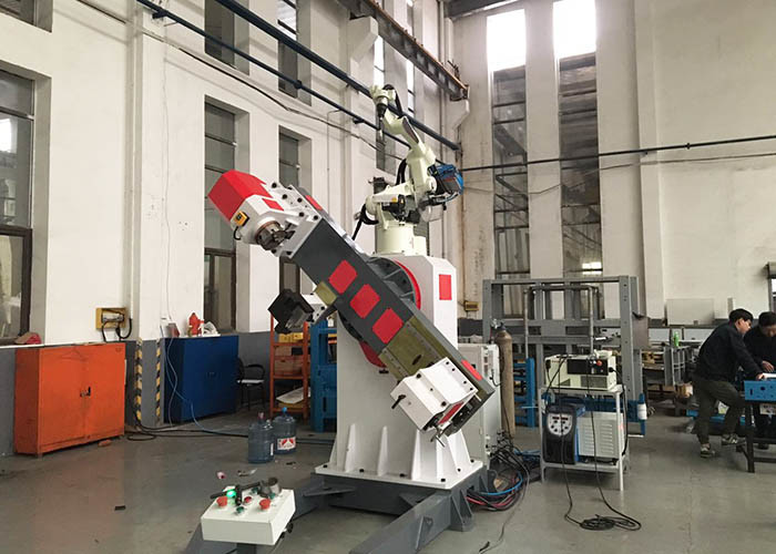 300A Mixed Gas Robotic Welding Systems For Escalator Step Axle 0.8-1 ...